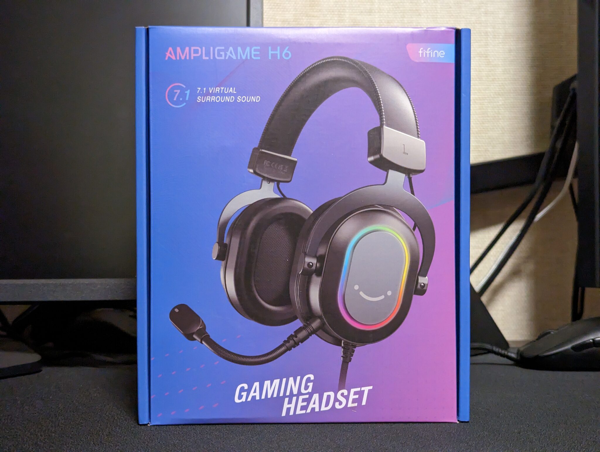 【FIFINE AmpliGame H6】レビュー。EQが選択可能なDACと高音質なマイクを採用したコストパフォーマンスに優れたヘッドセット