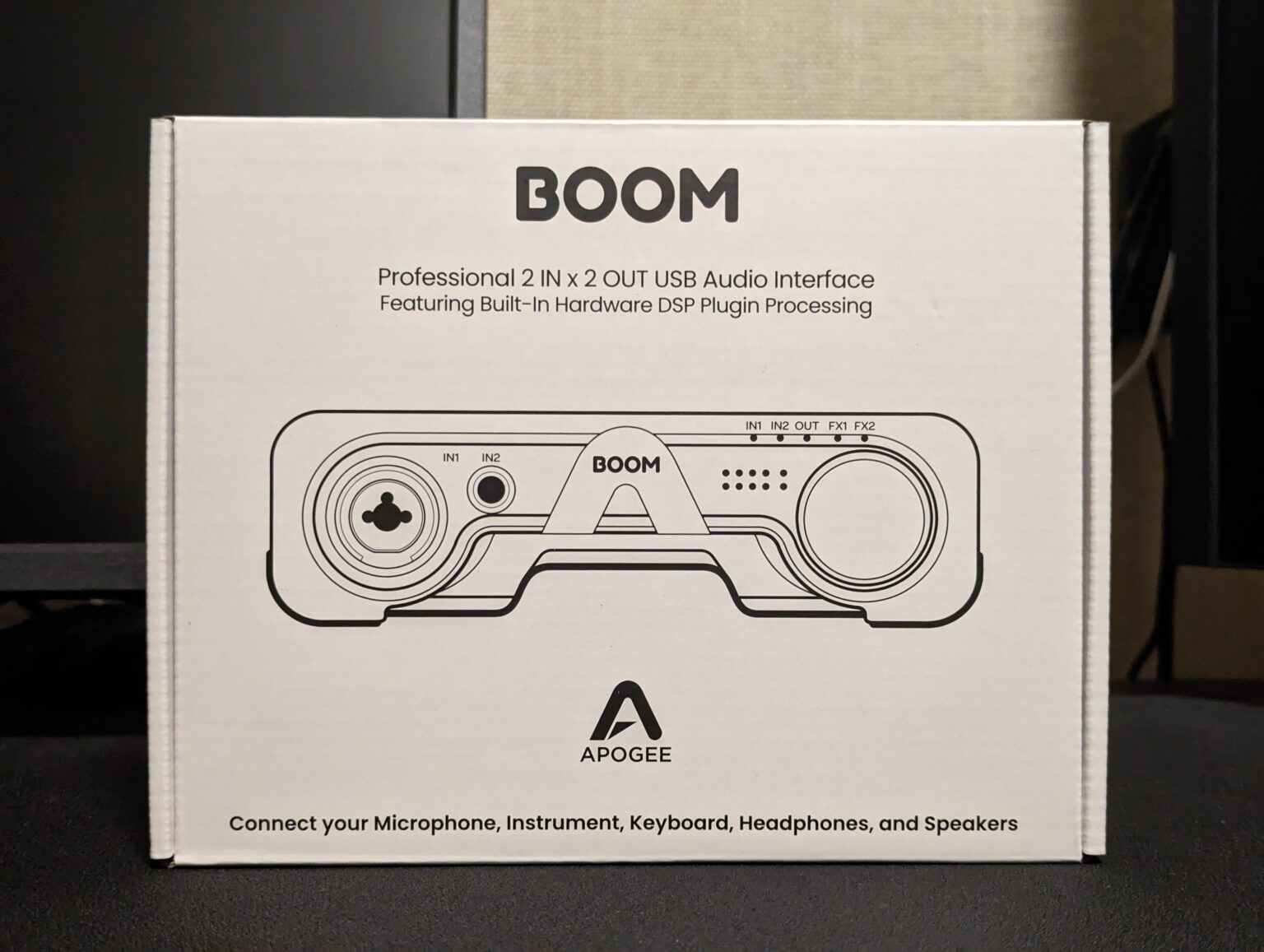 【Apogee BOOM】レビュー。手頃な価格で配信用途では聞くも話すも圧倒的に高音質で多機能なオーディオインターフェイス